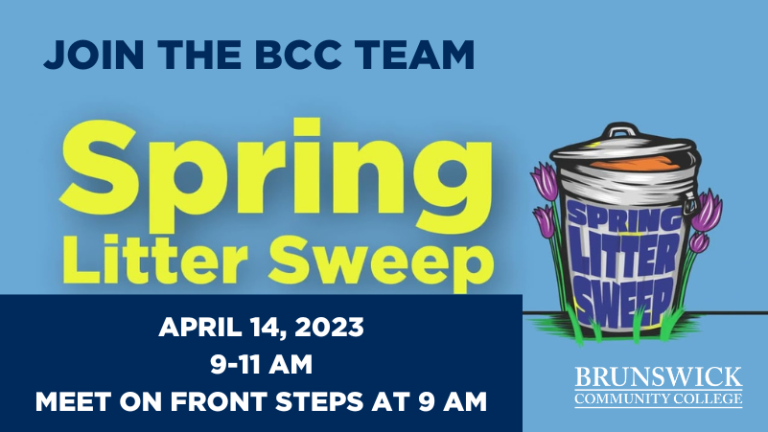 Litter Sweep at BCC - Brunswick Community College